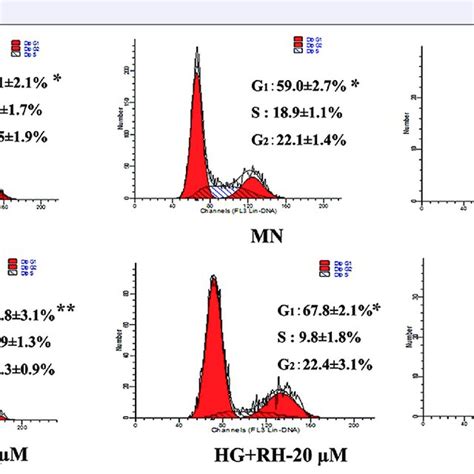 Effect Of Rhein On Cell Cycle Distribution Induced By High Glucose In