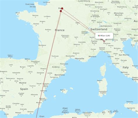 All Flight Routes From Milan To Oujda Lin To Oud Flight Routes