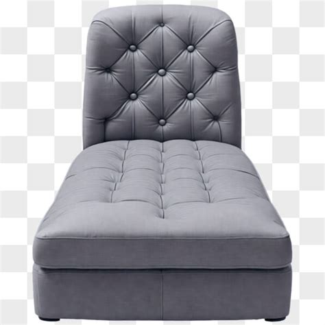 Descarga Silla De Chaise Longue Gris Moderna En Una Habitación