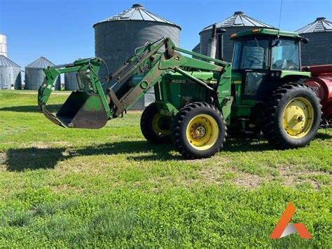 1985 John Deere 4050 Mfwd Tractor W 265 Loader Ascent Auction
