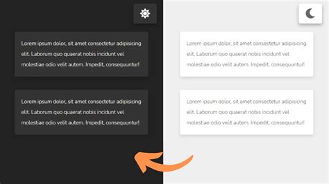 How To Dark Light Mode Theme Toggle With Css And Javascript