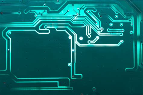 Premium Photo Flat Lay Circuit Board Close Up