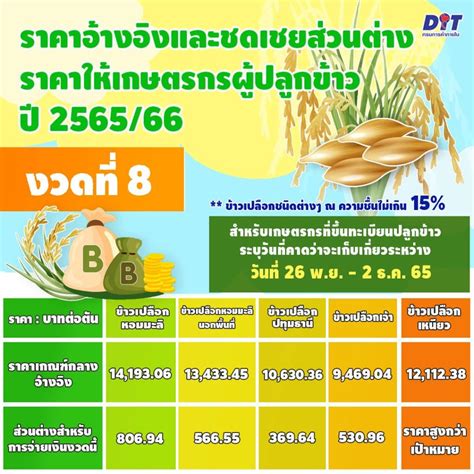 ข่าวตรวจสอบสิทธิด้วยบัตรประชาชน ประกันรายได้ข้าว 65 66 เยียวยาเกษตรกร