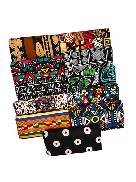 African Fabric Fat Quarters And Fat Eighths For Quilting 100 Cotton