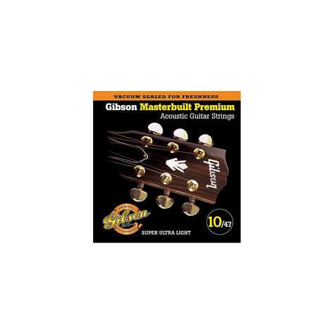 Gibson Sag Mb10 Masterbuilt Premium Phosphor Bronze Acoustic Strings