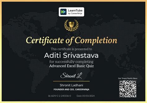 Aditi Srivastava On Linkedin Advancebasicexcelquiz Learntube