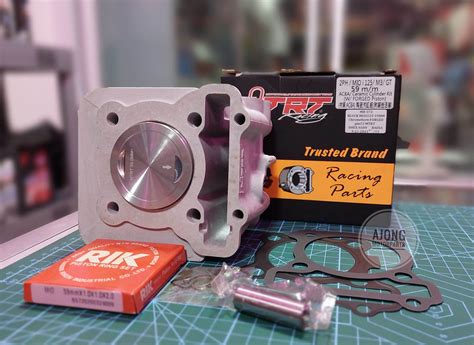 MTRT Block Assembly Mio I Mm Chrome Bore Forged Piston
