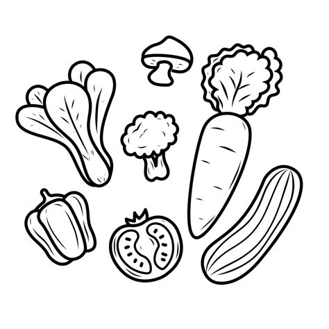 Vegetable Drawing Art