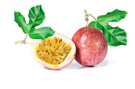 신선한 열정 과일 슬라이스는 흰색 배경에 신 테스트입니다 건강한 식생활에 대한 스톡 사진 및 기타 이미지 건강한 식생활 과일 달콤한 음식 Istock