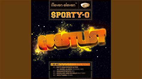 Guestlist Rico Tubbs Remix Youtube