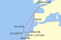 Timetables For Cruises To Gran Canaria Canary Islands On 13 January 2026