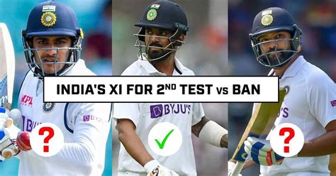 Ind Vs Ban 2022 Indias Playing Xi For 2nd Test Against Bangladesh