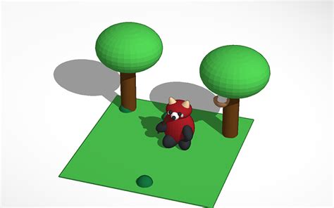 3d Design Red Panda Tinkercad