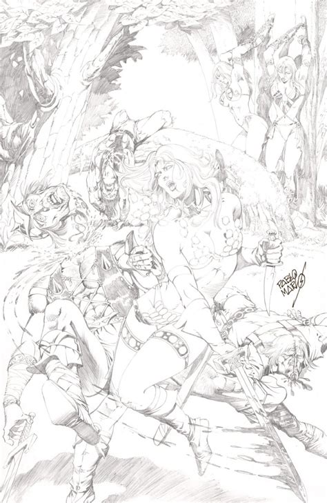 Comic Art For Sale From Anthony S Comicbook Art Classic Red Sonja