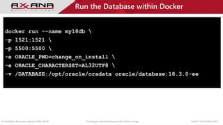 Oracle Database 18c Docker Pdf