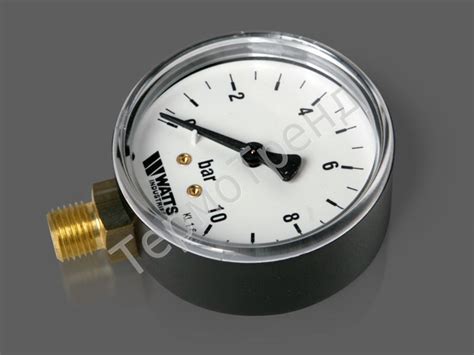Манометр радиальный WATTS (1/2 х 80/16 бар)F+R200 занесен в Госреестр ...