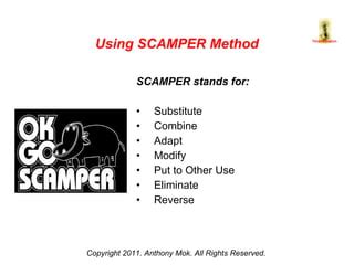 SCAMPER PPT