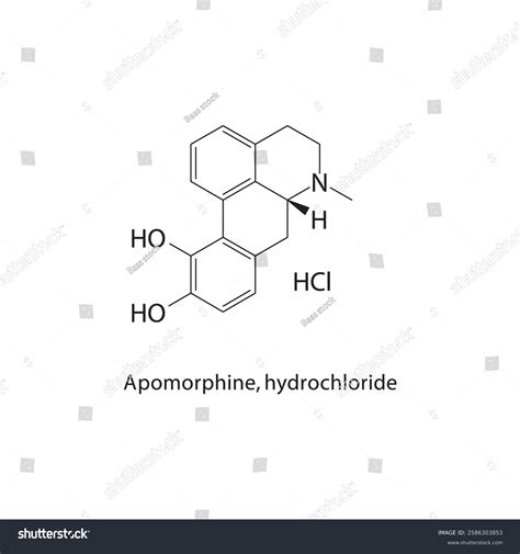 Apomorphine Hydrochloride Skeletal Structuredopamine Agonist Compound