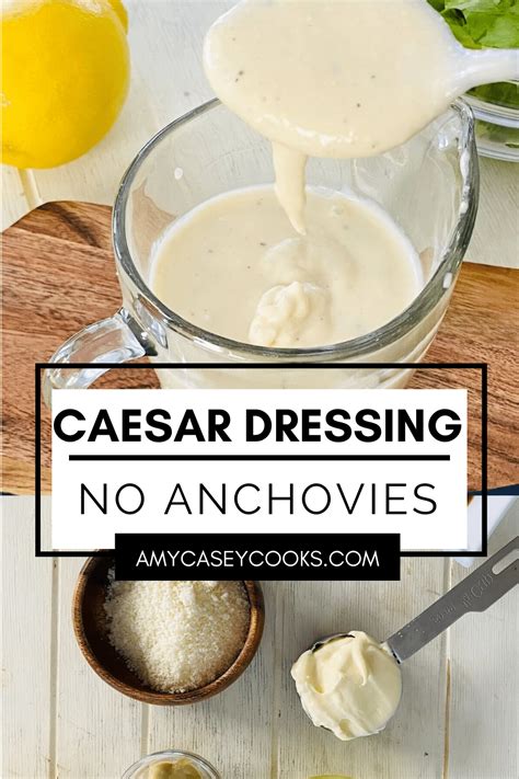 Homemade Caesar Salad Dressing Without Anchovies