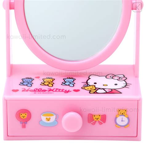 Japan Sanrio Original Mini Stand Mirror Hello Kitty Kawaii Limited