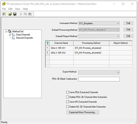 how to calculate resolution between peaks that are in different