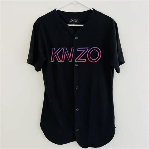 Dj Kenzo Button Down Logo Shirt Size Depop
