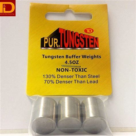 Heavy Tungsten Buffer Weights Tandd Materials Manufacturing Llc