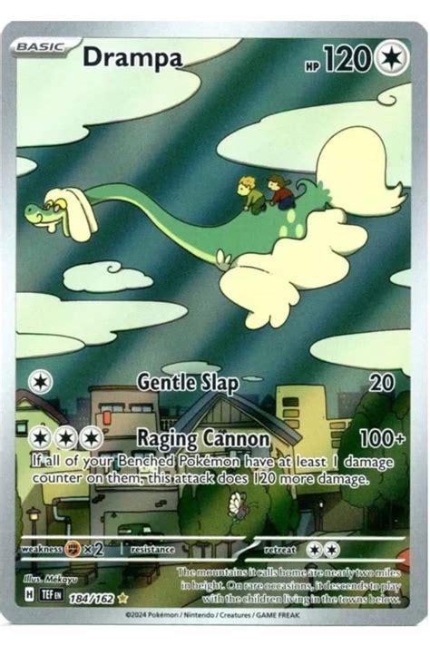 Køb Drampa 184 162 Full Art Pokemon Enkeltkort Fra Scarlet And Violet