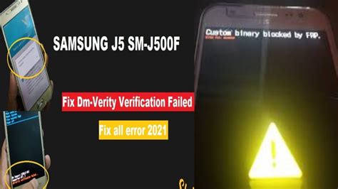 Samsung J500f Custom Binary Blocked By Frp Lock Fix Dm Verity