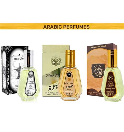 Pack Of 3 Arabic Perfumes 50ml Zv9935 Design And Price In Pakistan