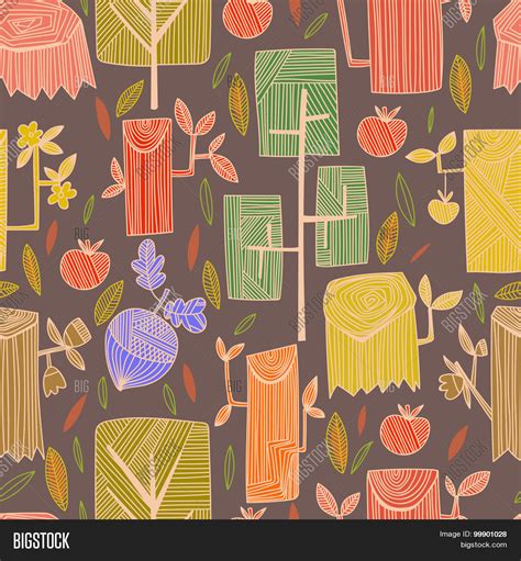Forest Seamless Vector Photo Free Trial Bigstock