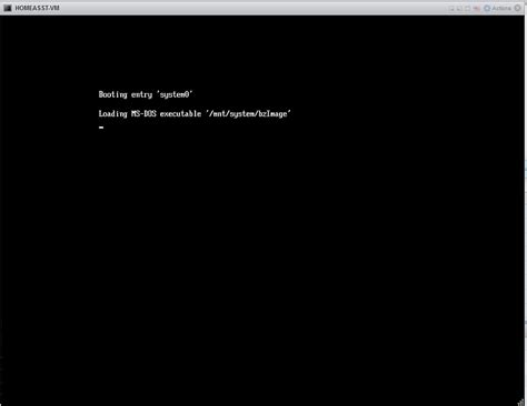 VM Stuck At Auto Boot Home Assistant Community