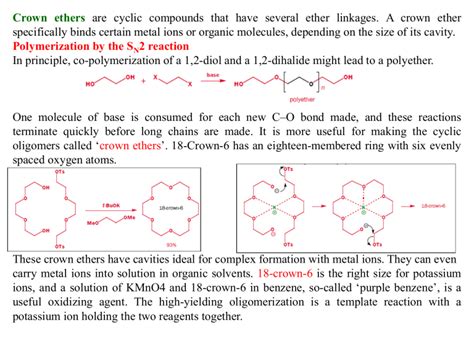 Crown Ethers Synthesis Properties And Applications