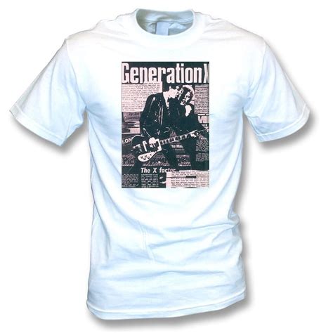 Generation X Punk Fanzine T Shirt Mens From Tshirtgrill Uk