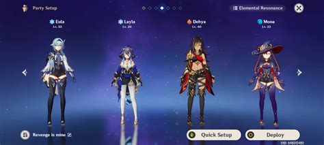 My Eula Team Comp Genshin Impact Amino