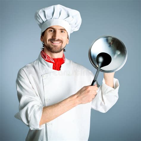Cocinero Feliz Imagen De Archivo Imagen De Gente Profesional 19035905