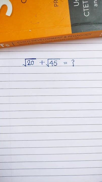 Square Root Simplification Simplification Mathstricks Shortsfeed Shorts Youtube