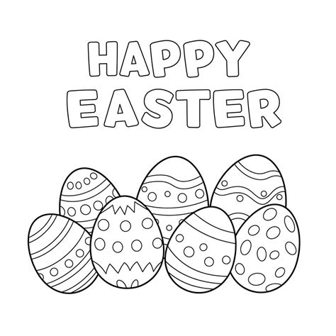 Easter Colouring Pages Etsy