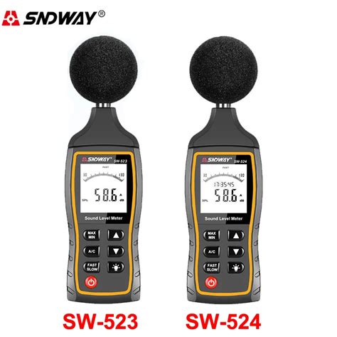 SW DB Digital Sound Level Meter Decibel Meter Logger Noise Audio Detector Digital