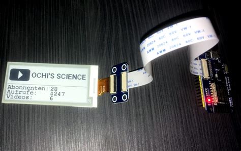 Esp8622 E Paper Display Ochis Science
