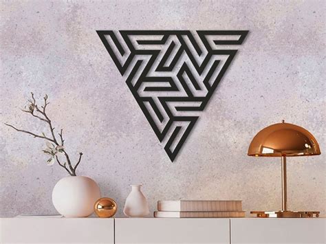 Laser Cut Vector Files Svg Cnc Triangle Svg Triangle Cnc Panel Cnc Wall Decor Cnc Cnc Pattern
