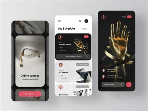 D Educational Platform By Rondesignlab UX UI For RonDesignLab On Dribbble Web App Design
