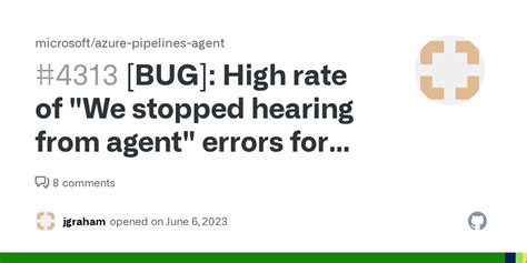 Bug High Rate Of We Stopped Hearing From Agent Errors For Web Platform Tests · Issue 4313