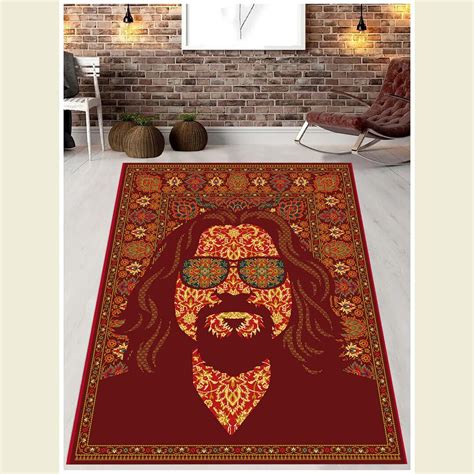 Big Lebowski Rug The Dude Rug Movie Memorabilia Boho T Idea
