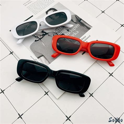 Jual Eropa Hip Hop Kacamata Kotak Kecil Fashion Wanita Dan Amerika Dengan Gaya Retro Kacamata