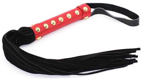 48cm Suede Leather Sex Flogger Whipbondage Spanking Whip Or Couplesadult Sex Toy Spanking Whip