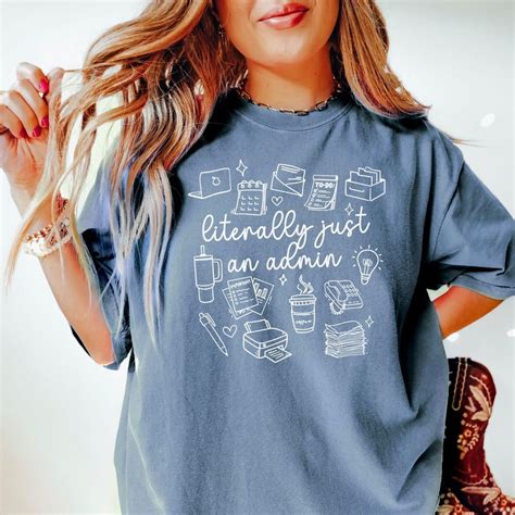 Hot Trending With Literally Just An Admin School Front Office Shirt Admin Squad Shirts Front
