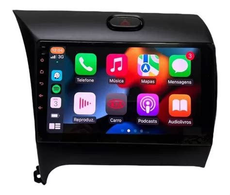 Central Multimídia Kia Cerato 9pol Octacore Carplay 4g