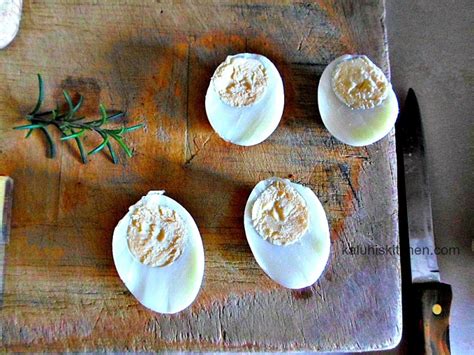 Cayenne Pepper And Cheese Deviled Eggs