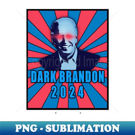Dark Brandon 2024 Patriotic Sunburst Joe Biden Png Transpa Inspire Uplift